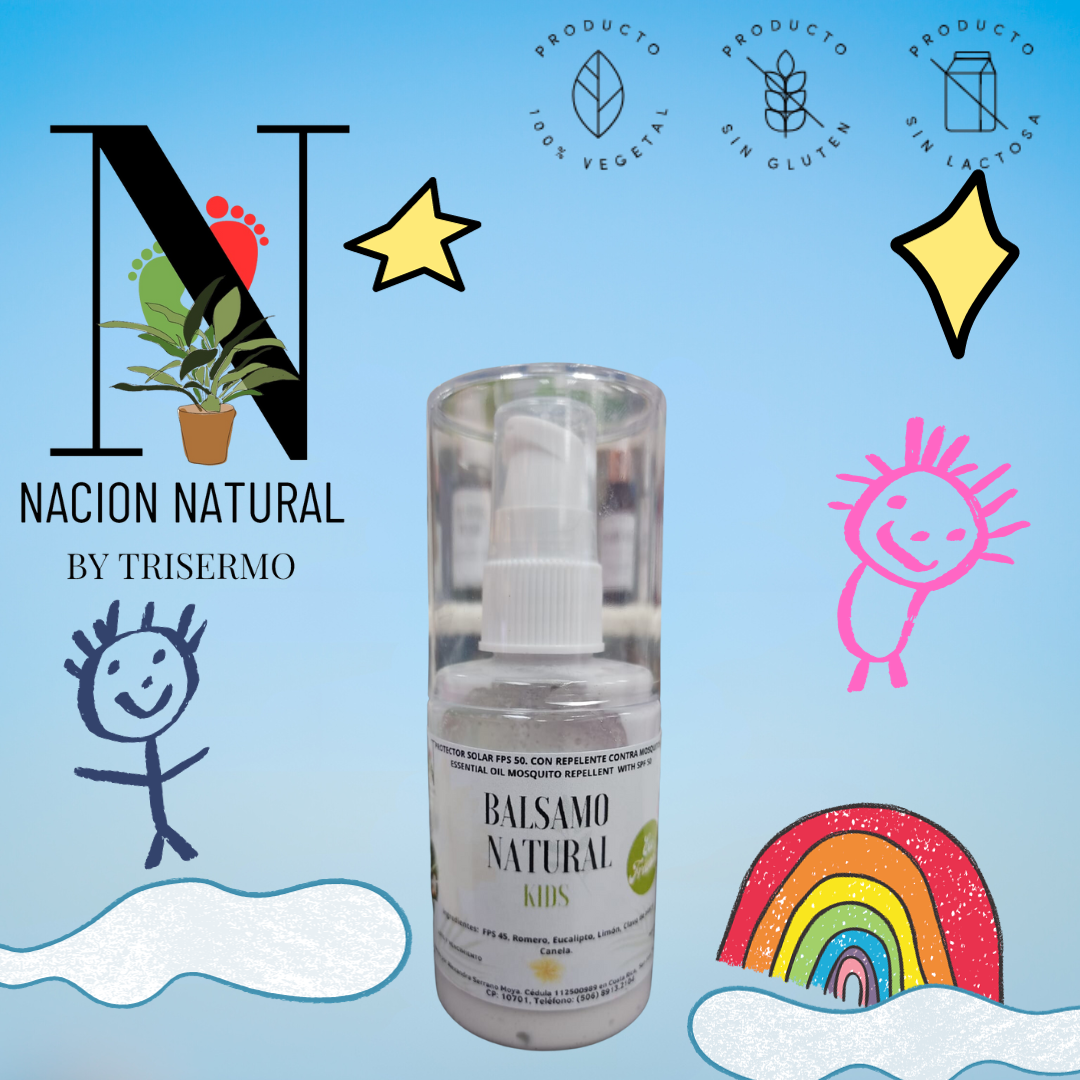 PROTECTOR SOLAR CON REPELENTE CONTRA MOSQUITOS PARA NIÑOS 100% ORGANICO ...
